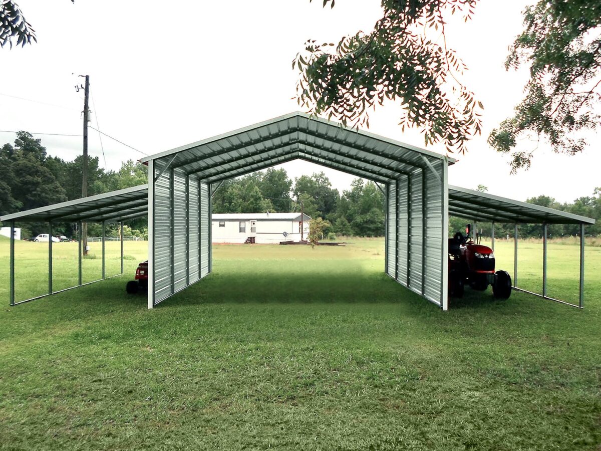 Open Barn with Walls | Custom Structures Direct