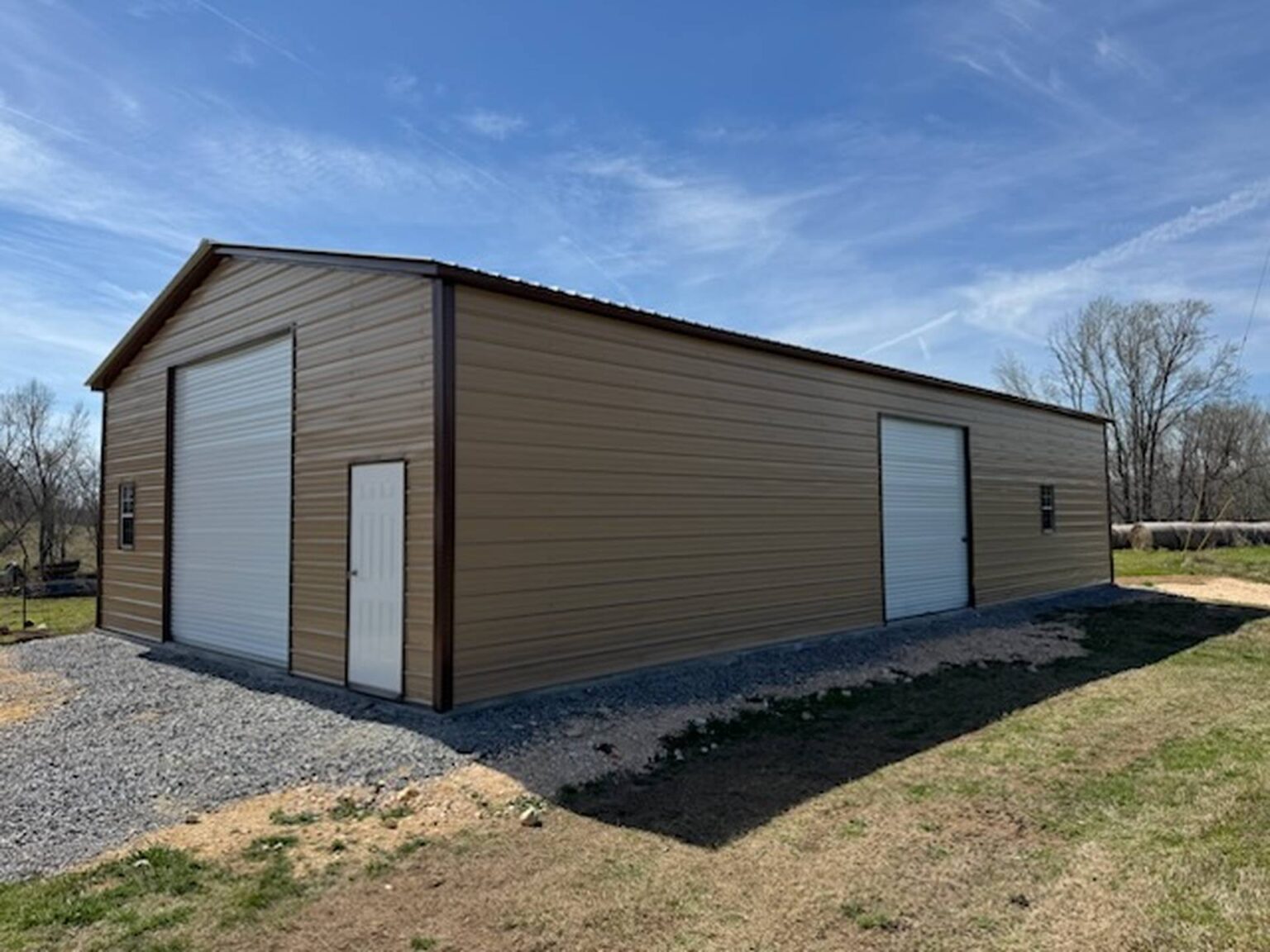 Large Multi-Door Garage | Custom Structures Direct